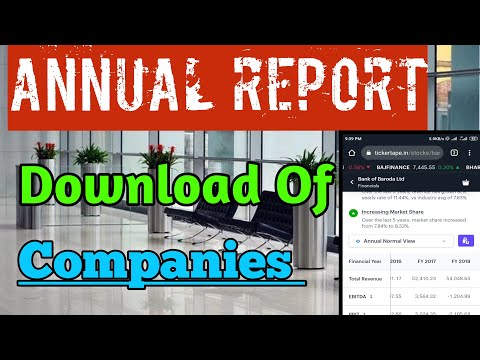 Download Annual Report Of Company | How to download Annual Reports Of Companies share market |