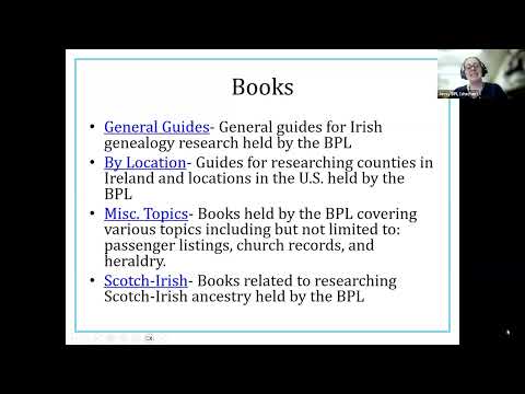 Genealogy: Researching Your Irish Ancestors (May 24th, 2024)