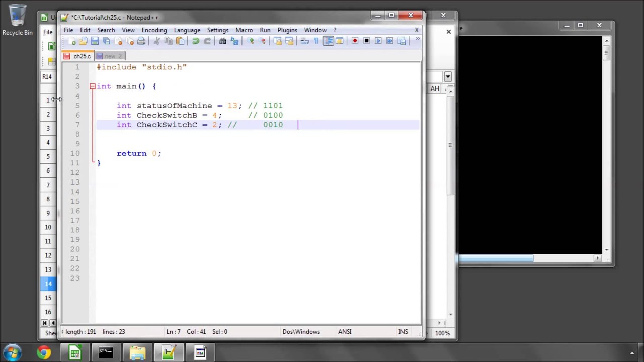 Beginning C Programming - Part 25 - Bitwise Operators (1)