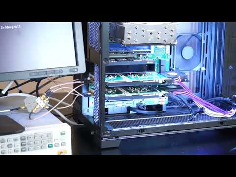 Interleaving 2 pieces of ADQ35 to get 20 GSPS and stream data to GPU