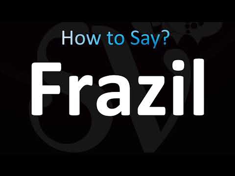 How to Pronounce Frazil (CORRECTLY!)