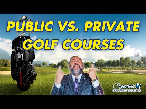 The Difference Between a Public and a Private Golf Course?