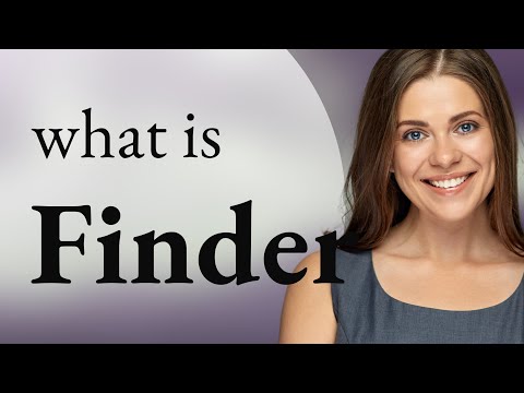 Finder | what is FINDER definition