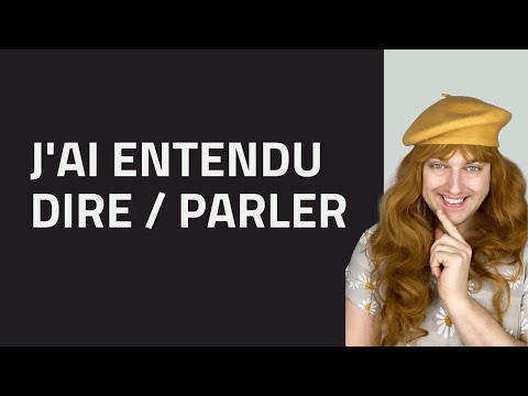 ⭐️ Say it in French: I HEARD THAT... 🗣 - Learn French better than Emily - #parolerie