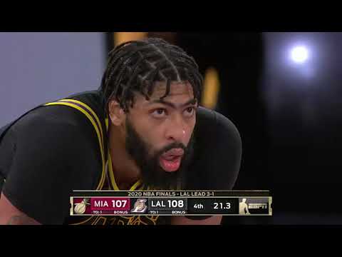 ANTHONY DAVIS PUTS THE LAKERS UP BY 1 | Game 5 | Lakers vs Heat
