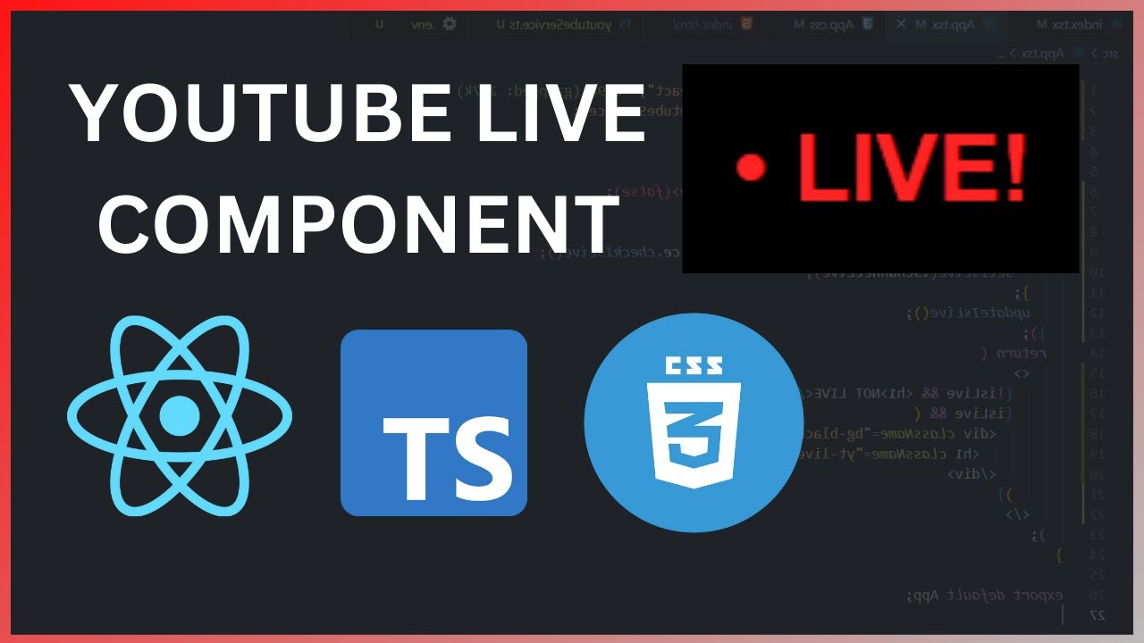 Building a YouTube Livestream Indicator Component | YouTube Data API