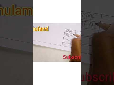 How to draw a title block #shorts#technicaldrawing