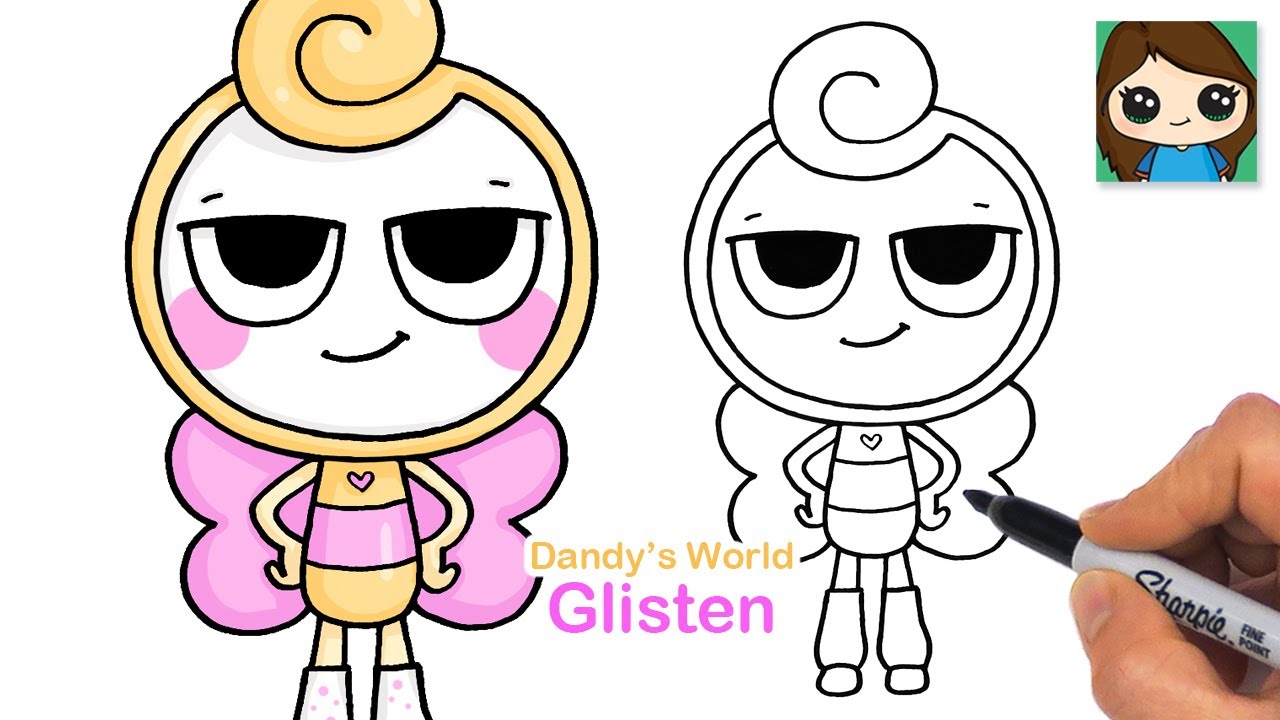 How to Draw Glisten the Mirror | Dandy's World