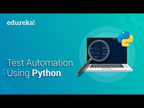 Test Automation Using Python | Selenium Webdriver Tutorial With Python | Selenium Training | Edureka