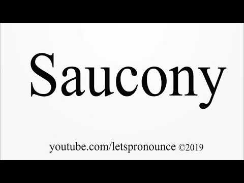 How to Pronounce Saucony