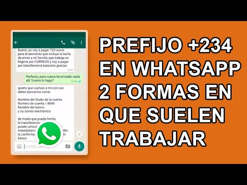 TODO SOBRE EL PREFIJO +234 EN WHATSAPP