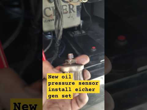 new oil pressure sensor install