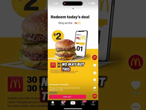 $2 Big Mac. 30 Days 30 Deals is back! Only on the MyMacca's® App. #Grandpa007 #fast food #mcdonalds