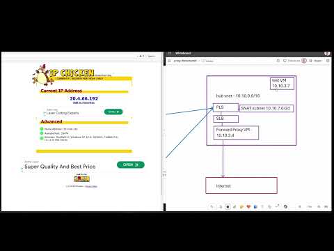 Proxy via Private Link - Disconnected VNets, centralised Internet egress