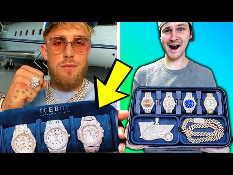 JAKE PAUL'S $1,000,000+ JEWELRY COLLECTION! FIRST EVER, UP CLOSE LOOK!