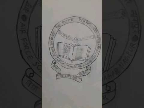 Air Force School Logo Sketch.