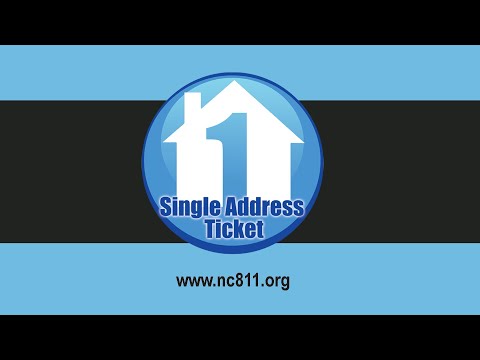 Submitting a locate request is easy with Single Address Ticket