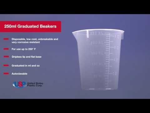 250ML GRADUATED BEAKER | U.S. Plastic Corporation®