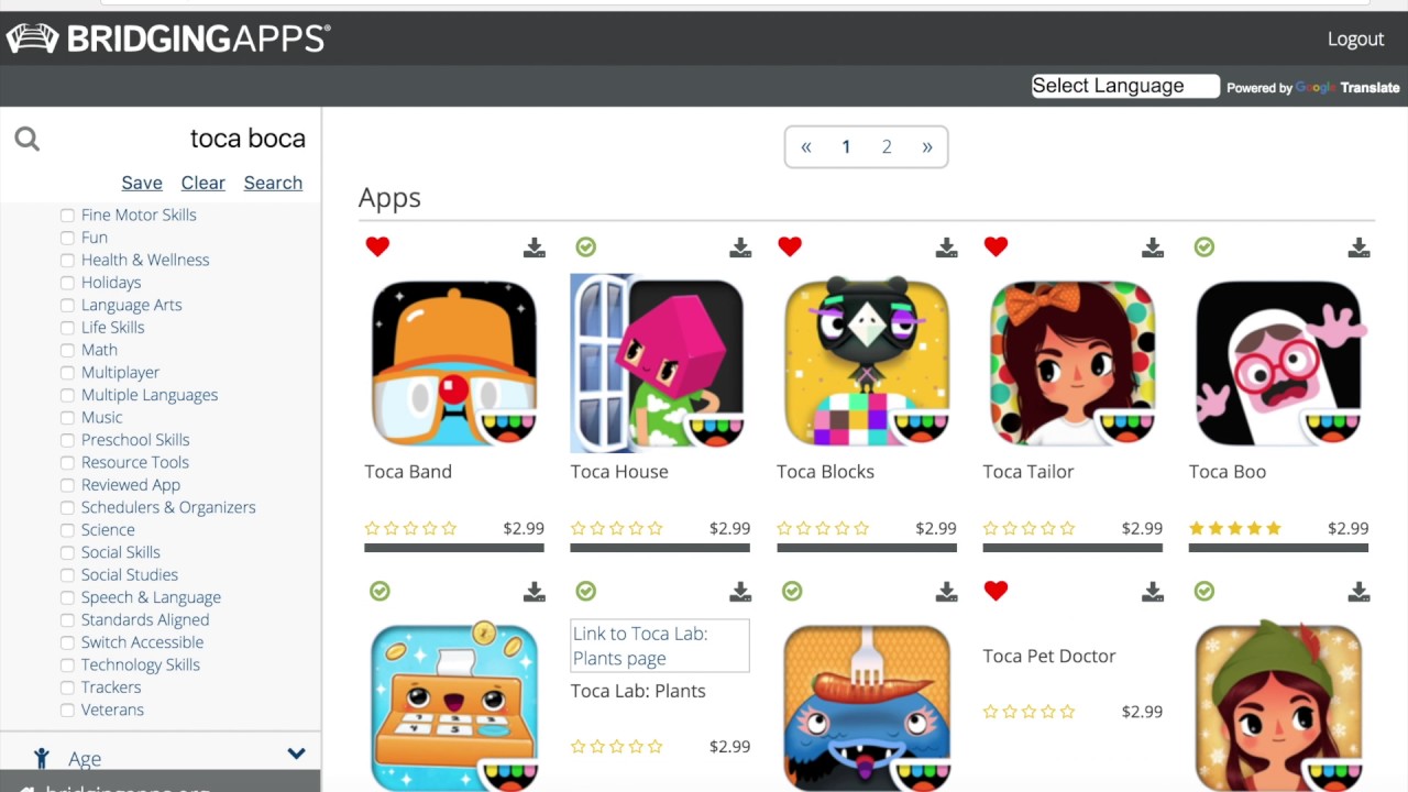 BridgingApps App Search Tool Update