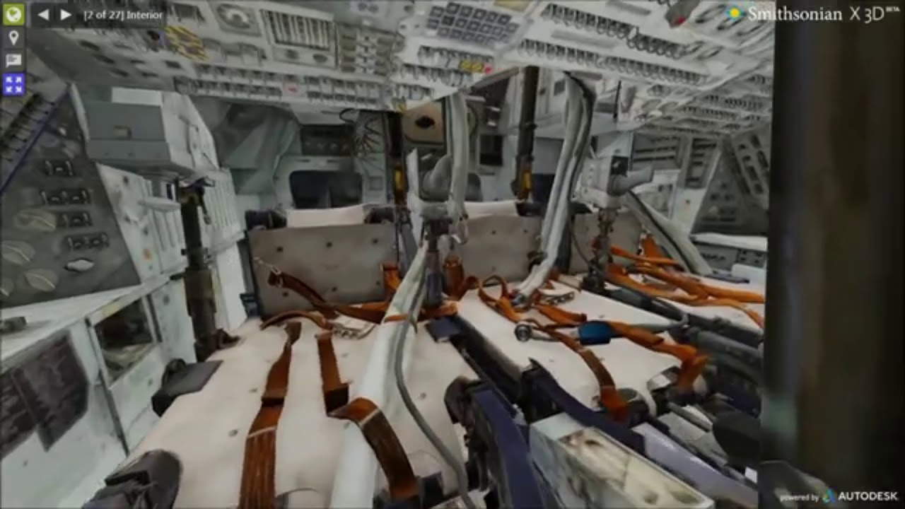 Apollo 11 Command Module Columbia 3D Scanning