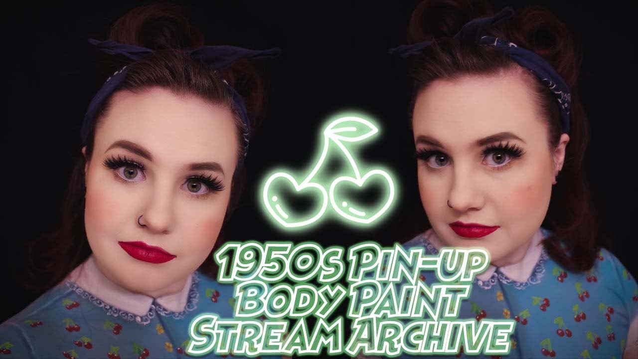 50's Vintage/Pin-Up Inspired Body Paint