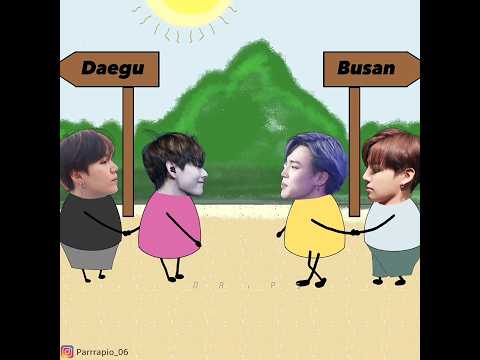 Hyung Will Size Them ๐ฝ Daegu+Busan Drama #Taekook #yoonmin #Namjin #jhope #animation #fanart