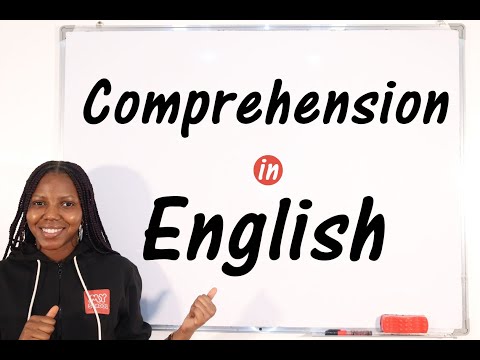 Comprehension - The Basics and Fundamentals of Keyword/Theme/Subject matter and More