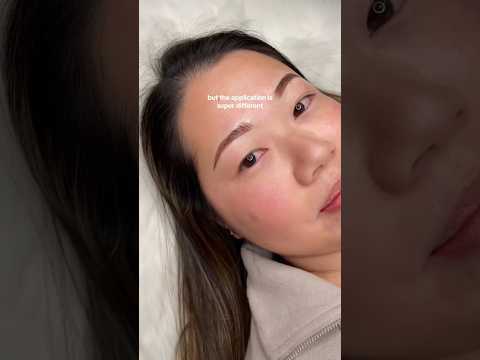 MICROBLADING vs TATTOOED EYEBROWS #microblading #pmubrows #powderbrows #tattooshop #portlandoregon