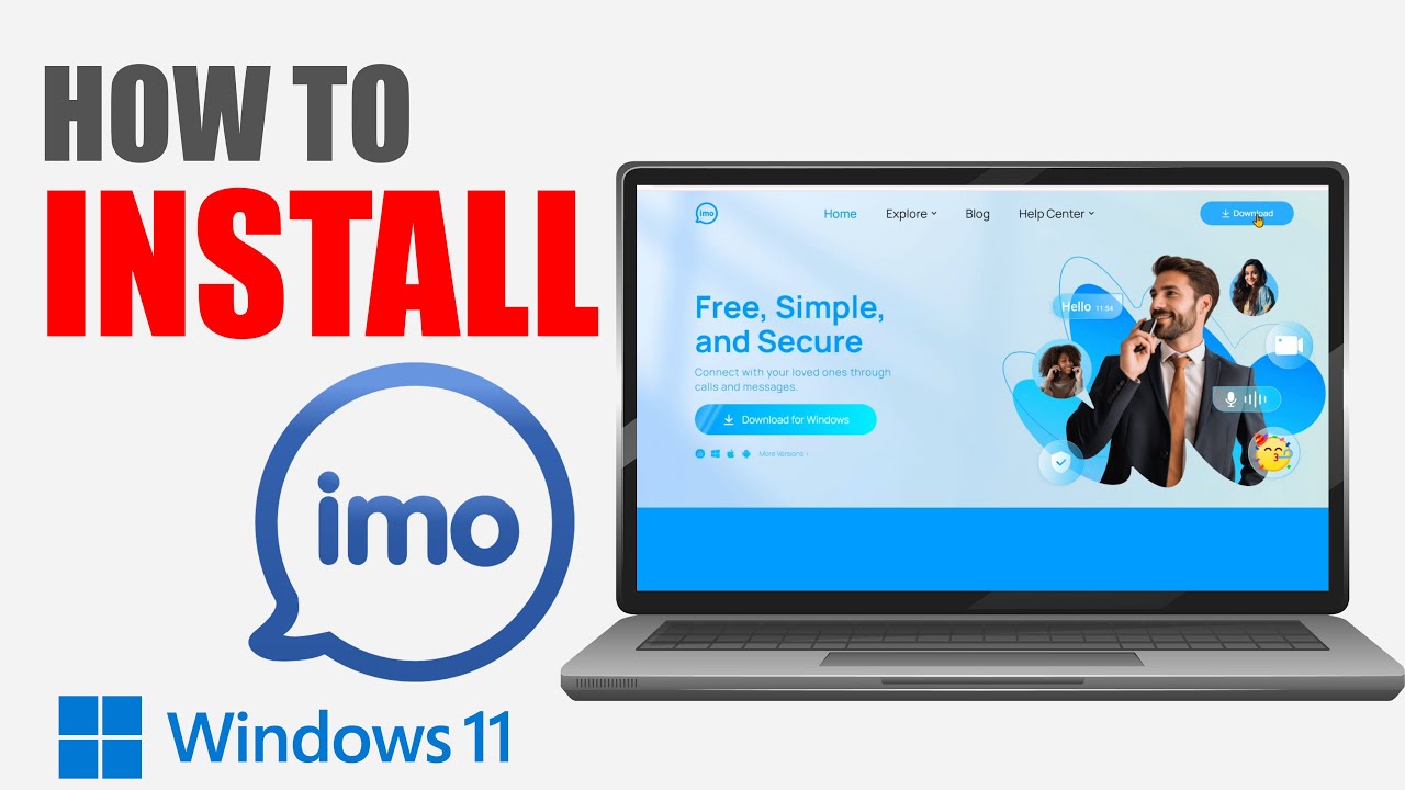 How to Install Imo in Laptop Windows 10/11 | Download IMO on PC/Computer