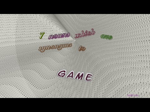 game - 7 nouns which are synonym to game (sentence examples)