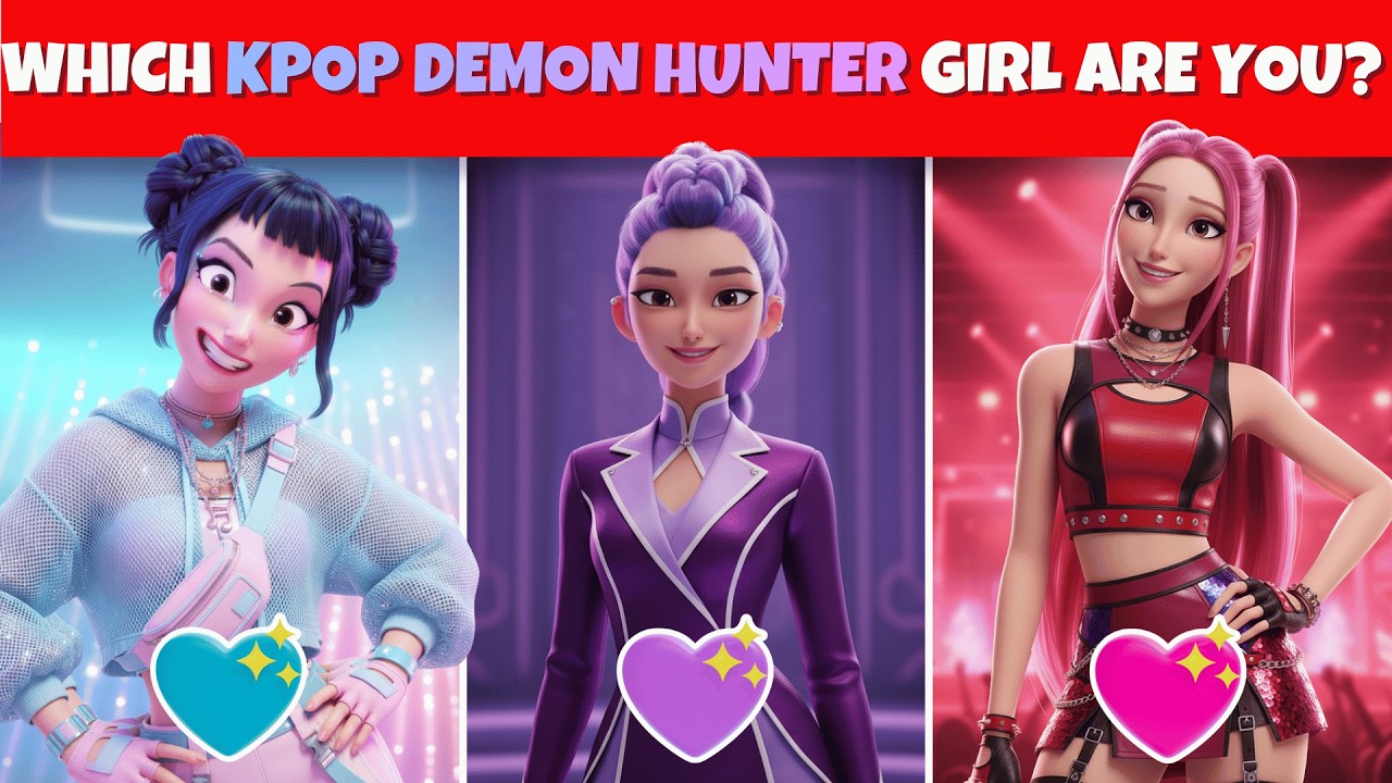 Your Personality Match: Rumi 💜 Mira 🖤 Zoey 💙 | KPOP Demon Hunters