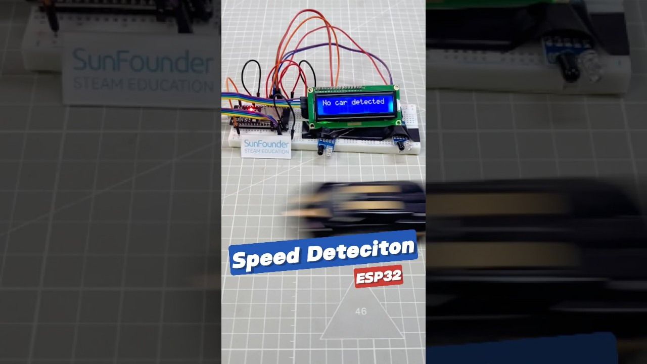 How Fast? Arduino Car Speed Detector in Action! #arduino #arduinoproject