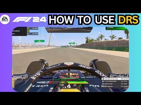 How to Use DRS Manually & Automatically in F1 24?