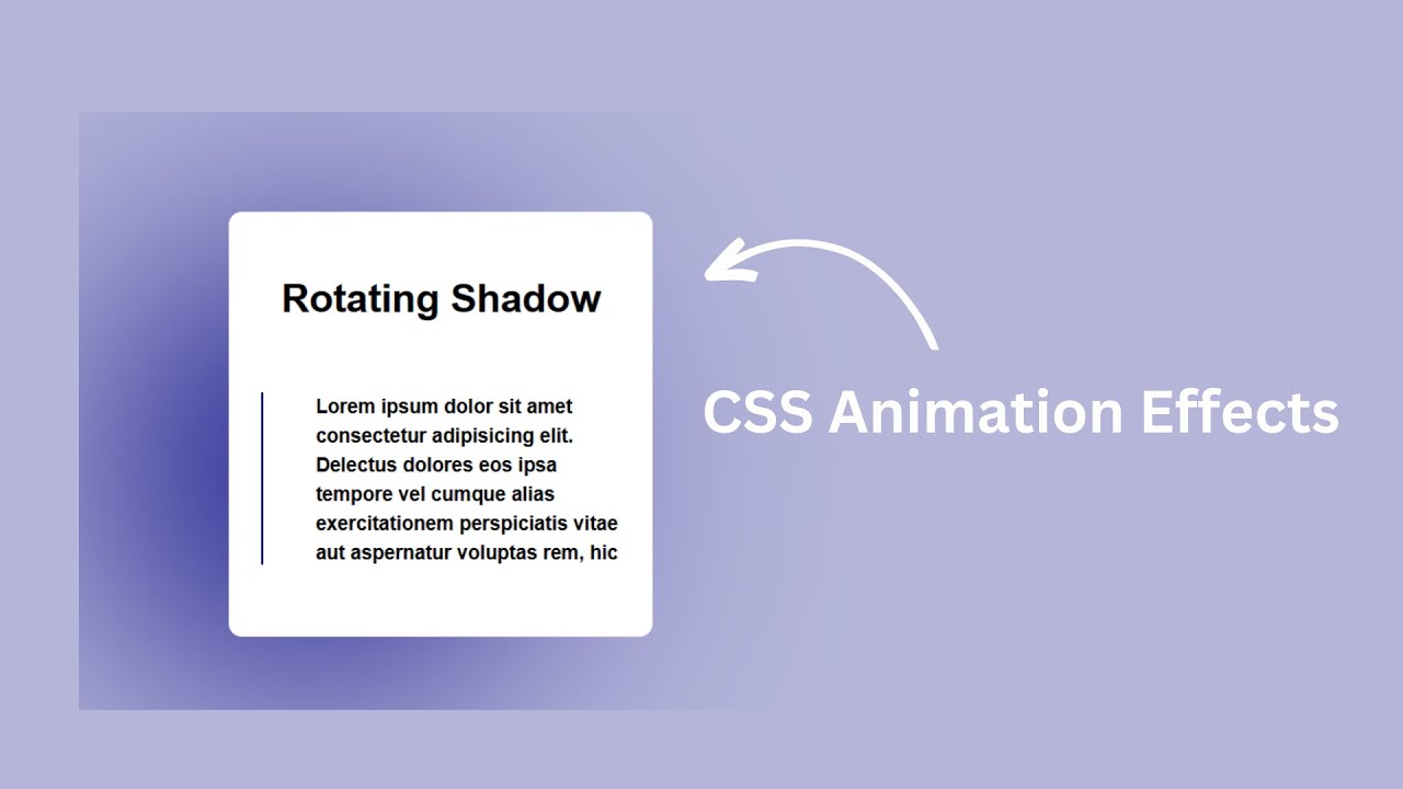 CSS Animation Effects Tutorial | Html CSS Animation