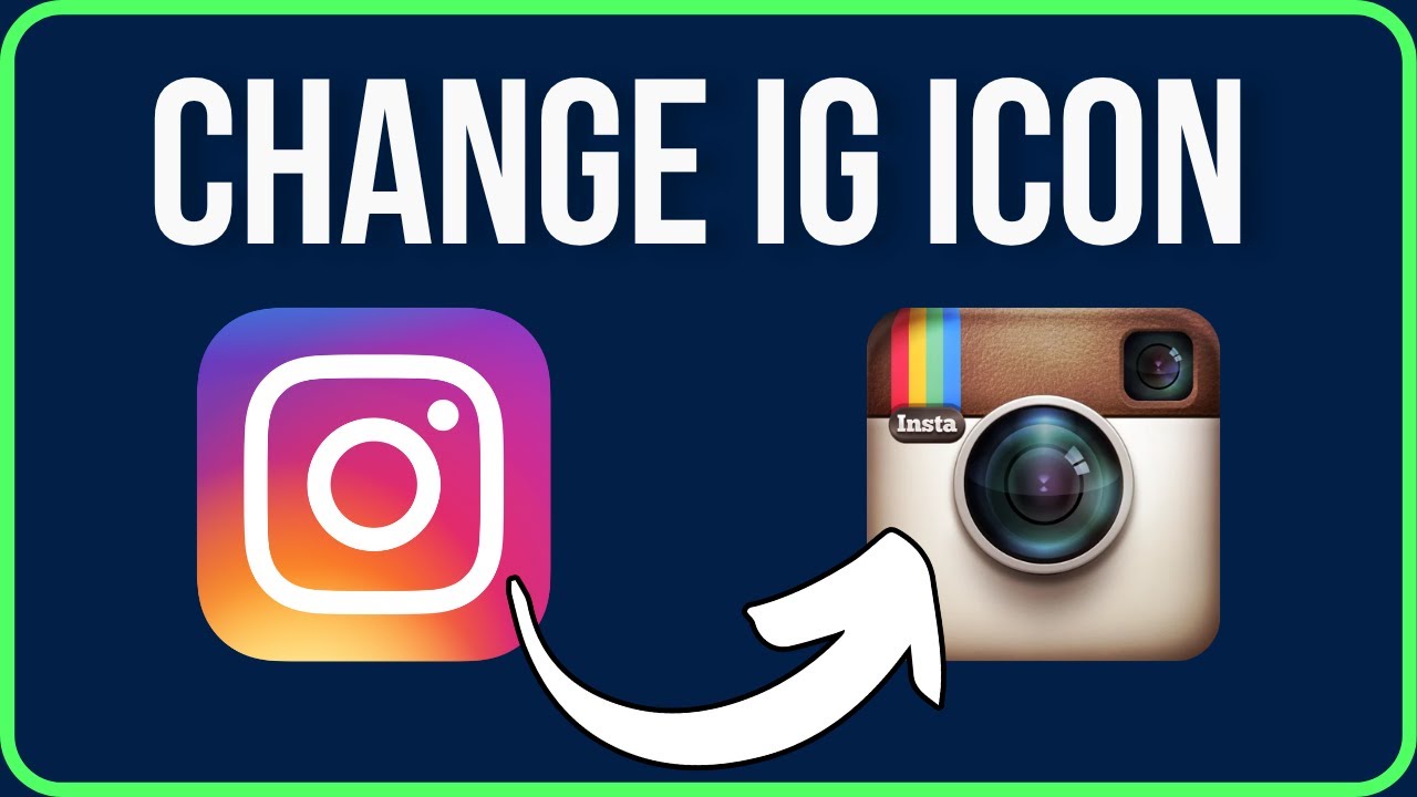 HOW TO CHANGE INSTAGRAM APP ICON (Easy Tutorial)