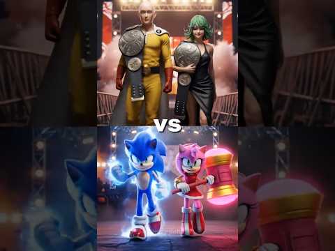 Who Can Beat Saitama & Tatsumaki? Fight Battle (vs Naruto, Sonic, Shadow, Vegeta, Goku, Luffy)