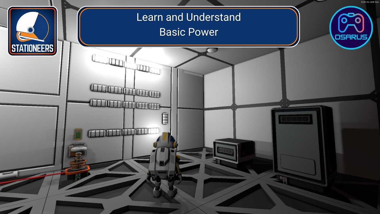 Stationeers - Understand Basic Power - Tutorial