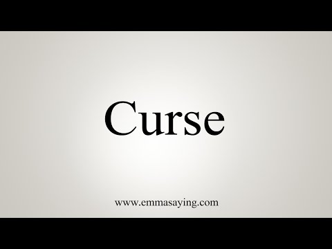 How To Say Curse