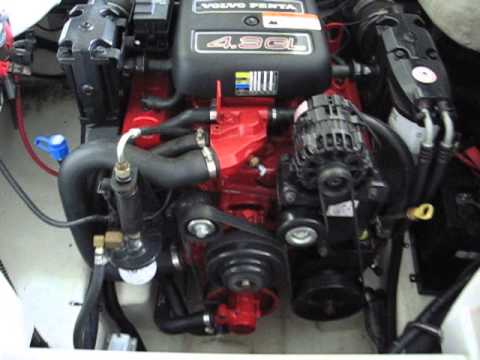 volvo penta 4 3 engine running