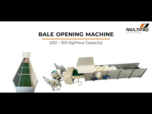 Fiber Bale Opener Machine - Multipro Fiber Bale Opening Machine With ...