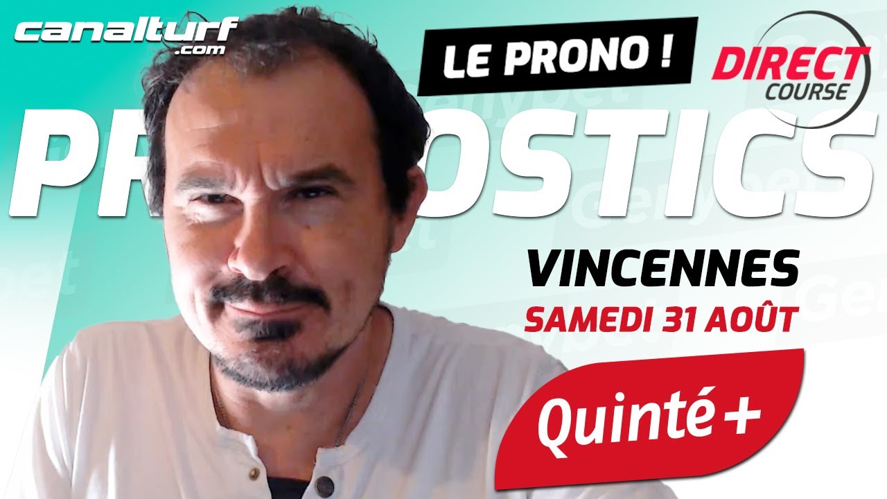 Pronostic Quinté et des courses PMU du Samedi 31 août 2024 - En partenariat avec @GenybetTurf