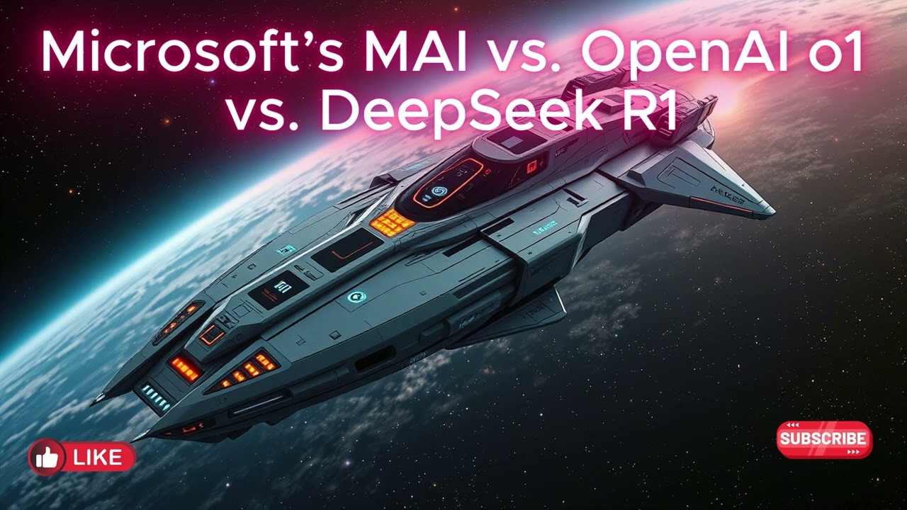 Microsoft’s MAI vs. OpenAI o1 vs. DeepSeek R1 – The Future of AI