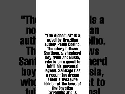 The Alchemist book review in shorts 😇 #bookreview #trendingshorts