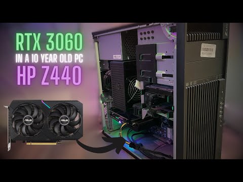 Can a 10-Year-Old PC Handle an RTX 3060 in 2024? Ft. HP Z440 Workstation