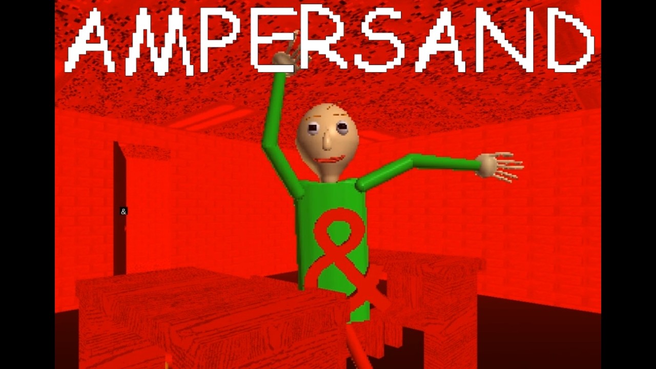 AMPERSAND - Baldi's basics v1.4.3 decompiled mod