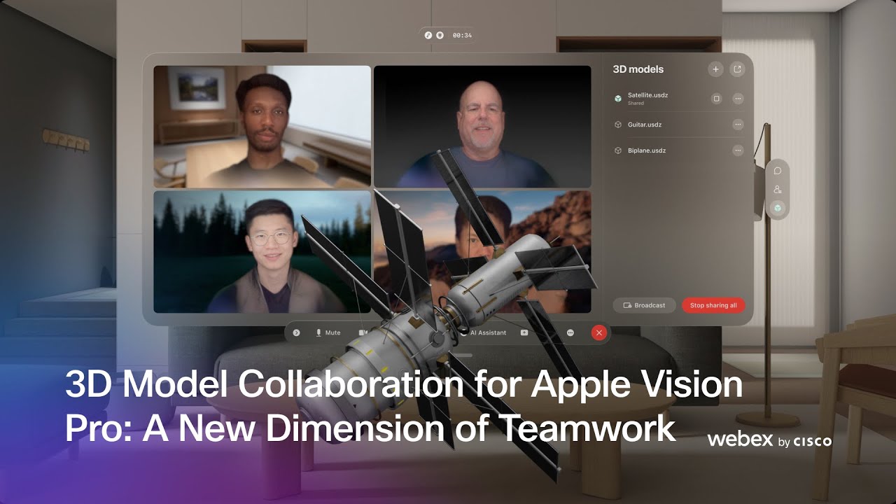 3D Model Collaboration for Apple Vision Pro - Experience a New Dimension of Teamwork