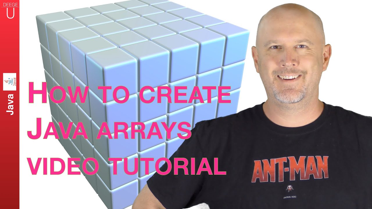 How to create Java arrays video tutorial - 013