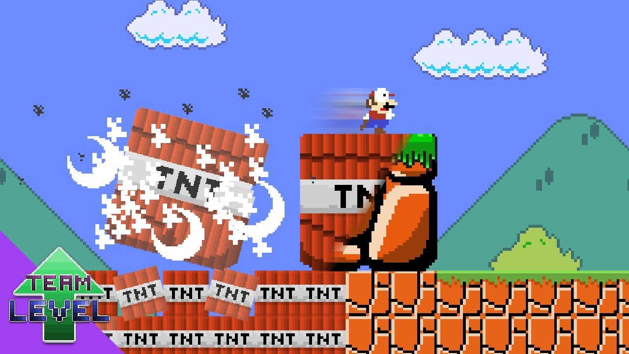 When everything Mario jumps on turns to TNT!