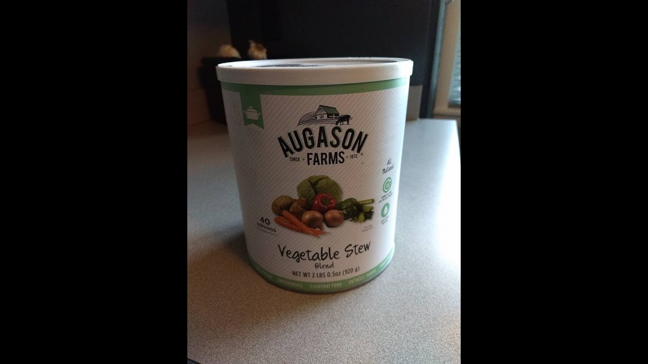 Review on Augason Farms Dehydrated Vegetable Stew Blend