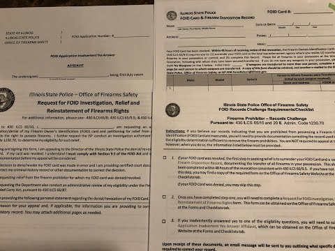 Illinois Conceal Carry law - Denial or Revoked and How to Appeal.